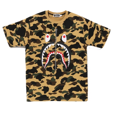 印花迷彩拉链满印印花短袖T恤
