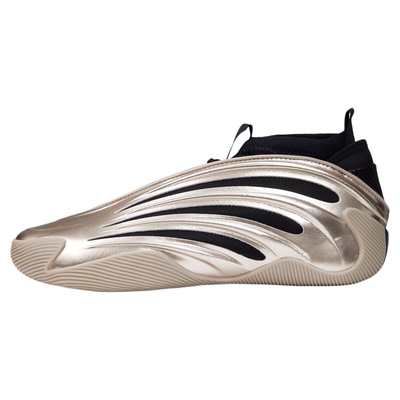 adidas阿迪达斯 Harden Vol.9 减震防滑 低帮篮球鞋 黑金JR2506