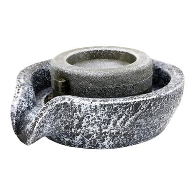 树脂磨盘吸水石上水石盆景石磨