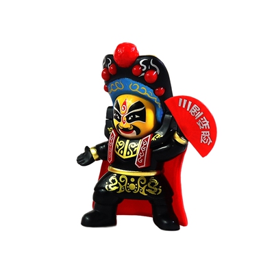 川剧变脸娃娃抖音同款人物摆件