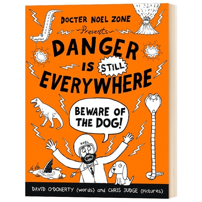 英文原版 Danger is STILL Everywhere Beware of the Dog 胆小鬼日记2 危险无处不在 小心狗 英文版 进口英语原版书籍儿童图书