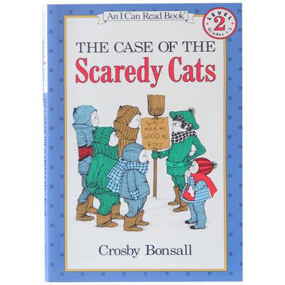 【送音频】英文原版The Case of the Scaredy Cats受惊吓的猫事件第四阶段I Can Read -Level 2系列分级阅读儿童英语学习故事书
