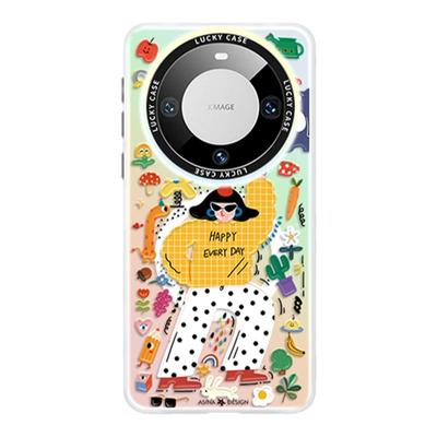 MASFEIL × 抓住旋律联名适用华为Mate60Pro手机壳磁吸支架mate80/70保护套Pura80女P60/P70/P40全包防摔新款