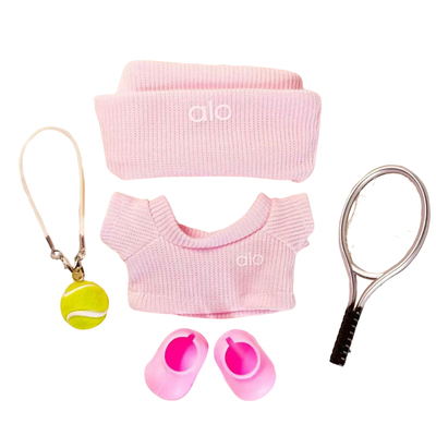 labubu娃衣套装衣服网球labubu