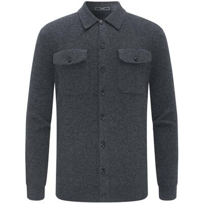 【羊毛羊绒】EMZ鄂尔多斯秋冬新款抑菌老钱风羊毛针织夹克外套男