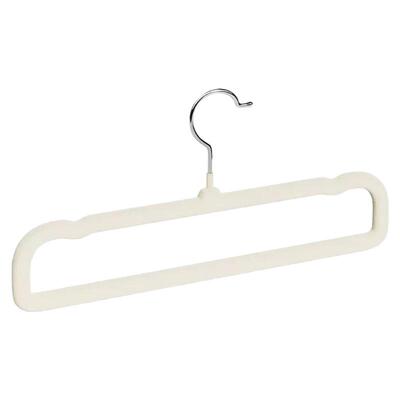 植绒衣架整理师专用防滑无痕挂裤子家用挂衣裤架学生宿舍用衣服架