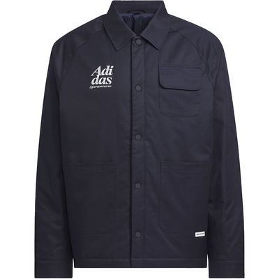 阿迪达斯男士运动外套翻领