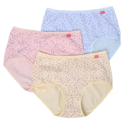 络华女士纯棉内裤中高腰透气