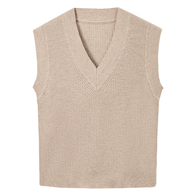 超细全羊毛绒马甲背心男女同款