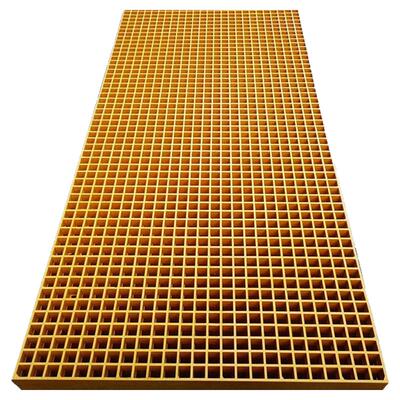 田字格FRP玻璃钢格栅板铺砂防滑脚踏板洗车房格栅垫板漏水网格板