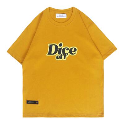 DICEOFF短袖简约情侣宽松T恤