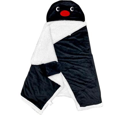 言仓Pingu联名造型毯加厚