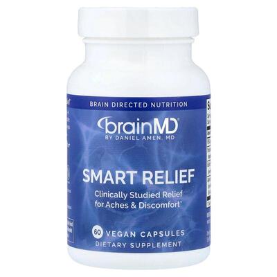 BrainMD,Smart Relief, 60 Vegan Capsules