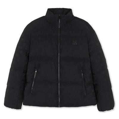 MLB官方 男女同款时尚百搭防泼水满印老花羽绒服25冬季新款DJM03