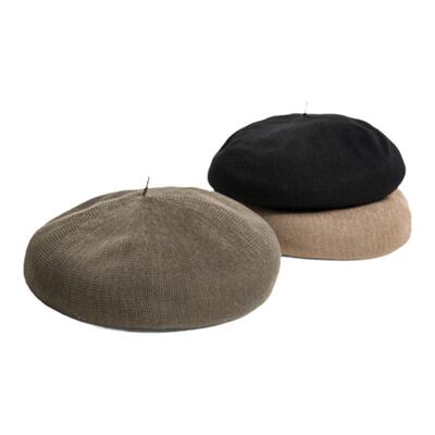 mightyshine经典定番针织贝雷帽