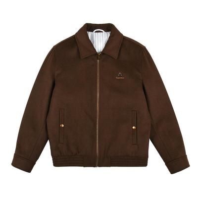 雷迪波尔羊毛呢羽绒服