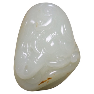 玉奕新疆和田玉籽料白玉黄白种