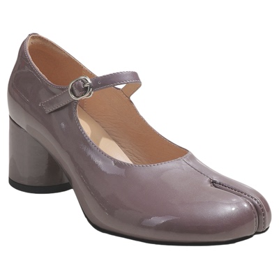 粗跟tabi分趾鞋女高跟玛丽珍单鞋