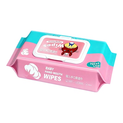 婴儿湿巾婴幼儿新生手口屁专用带盖宝宝儿童湿纸巾大包家庭装