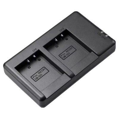 沣标DB-120电池充电器适用理光相机GR4充电器Ricoh GRIV相机座充db120双槽充电底座兼容支持原装电池DB120