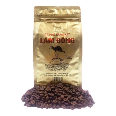 越南原装进口纯黑咖啡豆中深烘焙