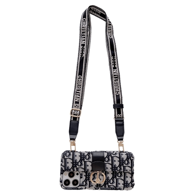 轻奢小众刺绣斜跨卡包式