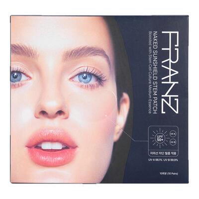 户外高尔夫脸部透明防晒贴韩国FRANZ肤澜滋裸感防紫外线贴片透气