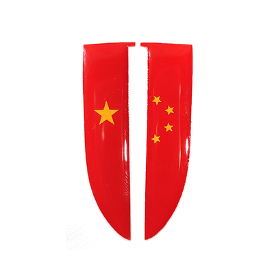 红旗滴胶方向盘车标贴