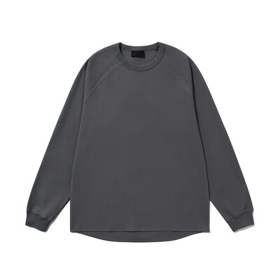 OCTOBEESOLOTEX华夫格插肩长袖