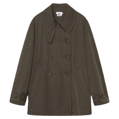 IMMI铜氨双排扣绗棉夹克