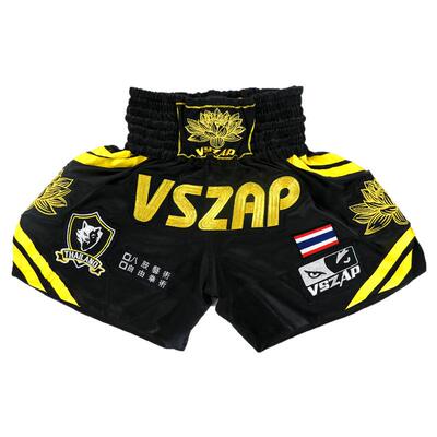vszap播求莲花男女健身泰拳短裤