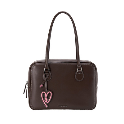 【晁然推荐】Amazing Song乙颂吐司包单肩斜挎包公文包保龄球包女