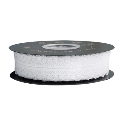 蕾丝花边白色丝带花束礼盒彩带