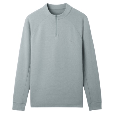 蕉下半拉链运动户外长袖t恤男款