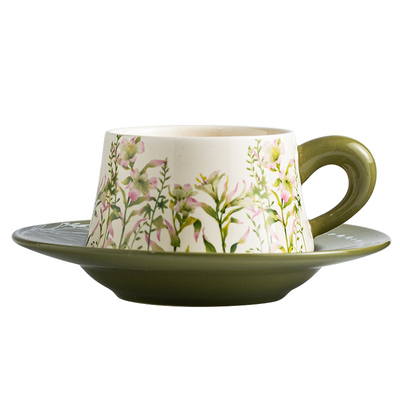 高颜值陶瓷杯碟家用喝水杯子朋友闺蜜生日礼物乔迁送礼咖啡杯碟子