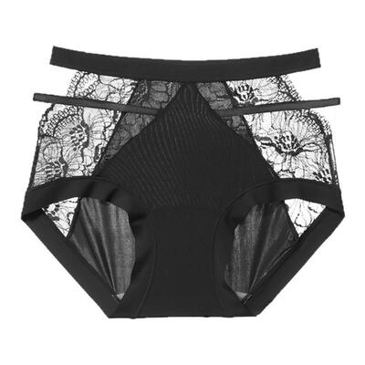 UFEEL女士高腰豹纹性感勾人镂空蕾丝内裤女2026新款绝美纯欲2553