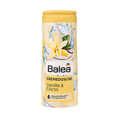 现货德国balea芭乐雅沐浴露清新花果香保湿护肤防干燥绵密300ml