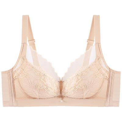 好波内衣大胸显小胸聚拢收副乳防下垂胸罩软钢圈显胸小胸罩HW2609