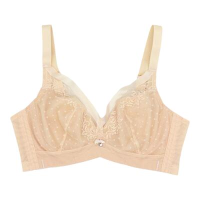 超薄软钢圈大胸显小纯棉随意文胸