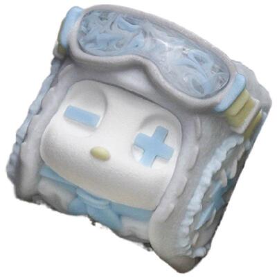 飞行帽个性键帽原创手工滴胶