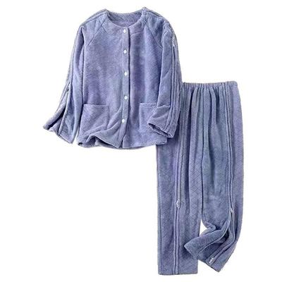 病号服易穿脱纯棉夹棉瘫痪康复服