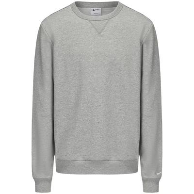 【自营】Nike耐克男长袖运动休闲刺绣灰色圆领套头衫FZ0221-063