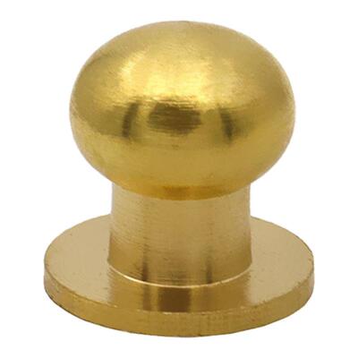 黄铜和尚头圆形奶嘴钉diy皮具