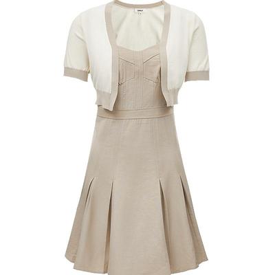 ONLY拼色两件套短款连衣裙