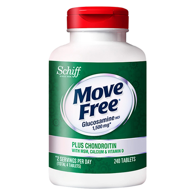 美国MoveFree高钙氨糖240软骨素