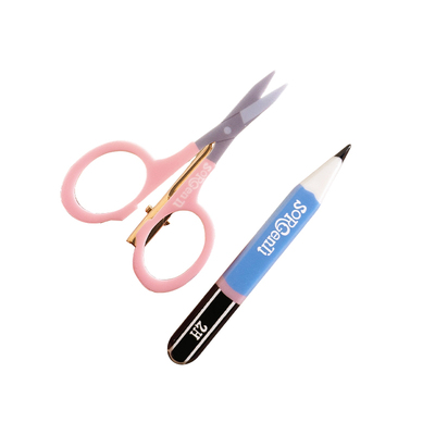 卢昱晓同款铅笔剪刀鸭嘴夹女侧边刘海发夹小众发卡百搭夹子头饰