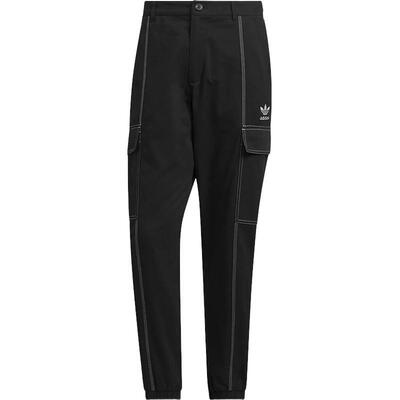 阿迪达斯男士宽松梭织束脚裤