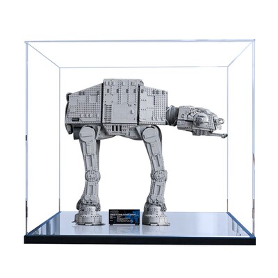 亚克力展示盒适用乐高星战系列75313 AT-AT装甲步行机透明防尘罩