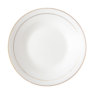 北欧金边创意白色家用餐具陶瓷