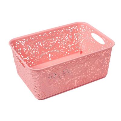 镂空雕花筐无盖篮果桌面收纳盒